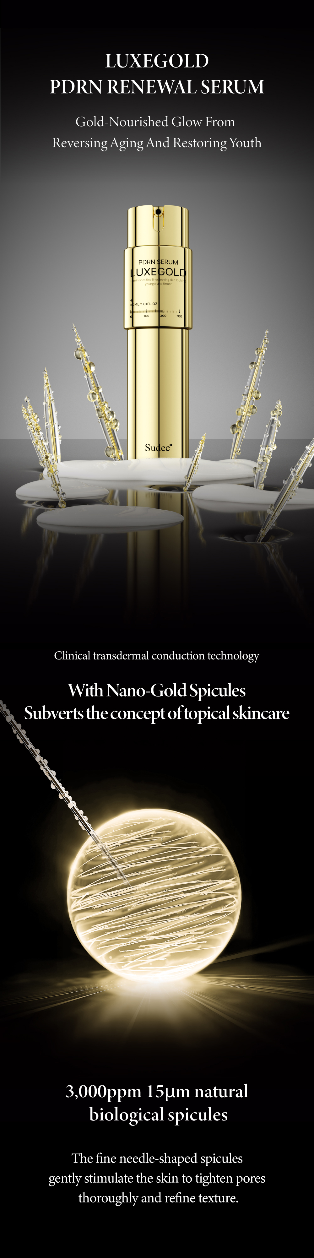 LUXEGOLD PDRN RENEWAL SERUM - Sudee
